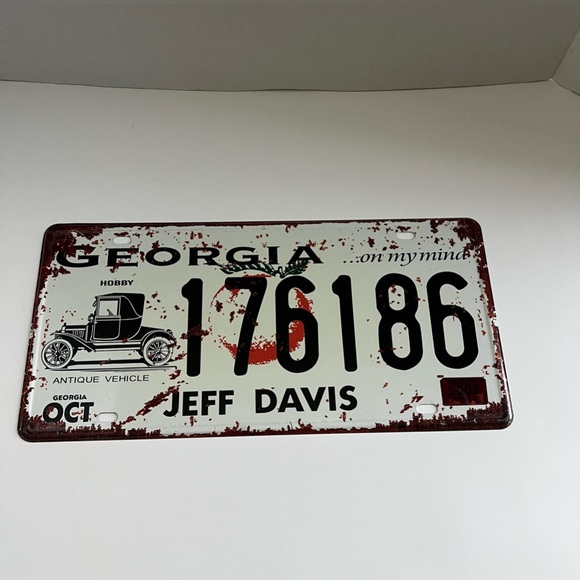 Wall Decor | Vintage Georgia License Plate | Poshmark